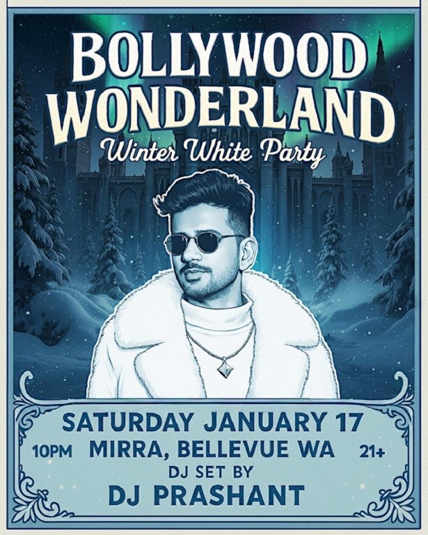 Bollywood Wonderland Winter White Party with DJ Prashant | MIRRA ...