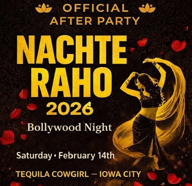 Nachte Raho 2026 – Official After Party | Iowa City at Tequila Cowgirl ...
