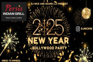 Biggest Bollywood Party NYE on Dec 31, 2024 at Wesley Chapel at Persis ...