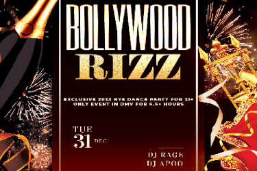 Bollywood Rizz – Exclusive 2025 NYE Dance Party on Dec 31, 2024 Corral ...