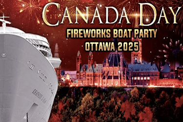 Canada Day Fireworks Boat Party Ottawa 2025 at Ottawa River Queen ...