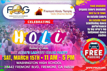 FOG Holi Festival of Colors on March 15, 2025 at Washington High School ...