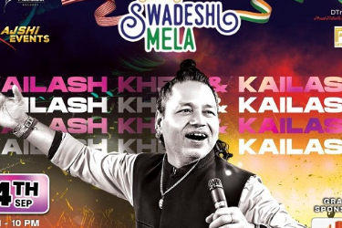 KAILASH KHER & KAILASA at MALL OF INDIA, PARKING LOT, Naperville, IL ...