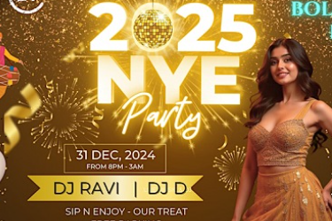 NEW YEAR PARTY 2025- GRAND CELEBRATIONS - DESI BOLLY-TOLLY NIGHT ...