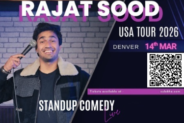 Rajat Sood Stand-Up Comedy Live in Denver on March 14, 2026 at Erie ...