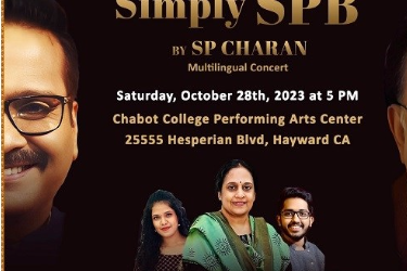 Simply SPB A Tribute BY SP Charan Live Concert in Hayward on 28 Oct ...