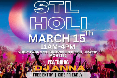 STL Holi Festival of Colours DJ Anna on Mar 15, 2025 at Stacy Park ...