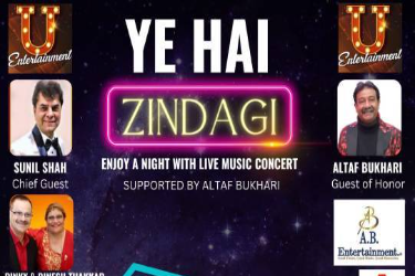 YE HAI ZINDAGI LIVE MUSIC CONCERT at Shree Jalaram Mandir, Hoffman ...